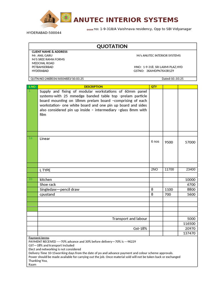 Final Revised Quote Project2 | PDF