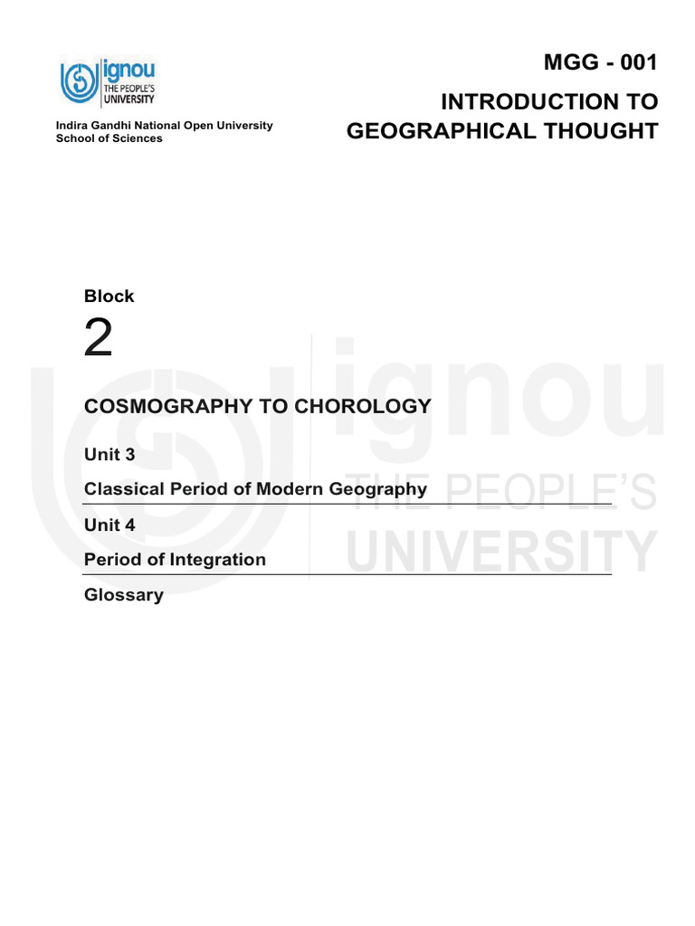 Block-2 (3) | PDF | Geography | Immanuel Kant