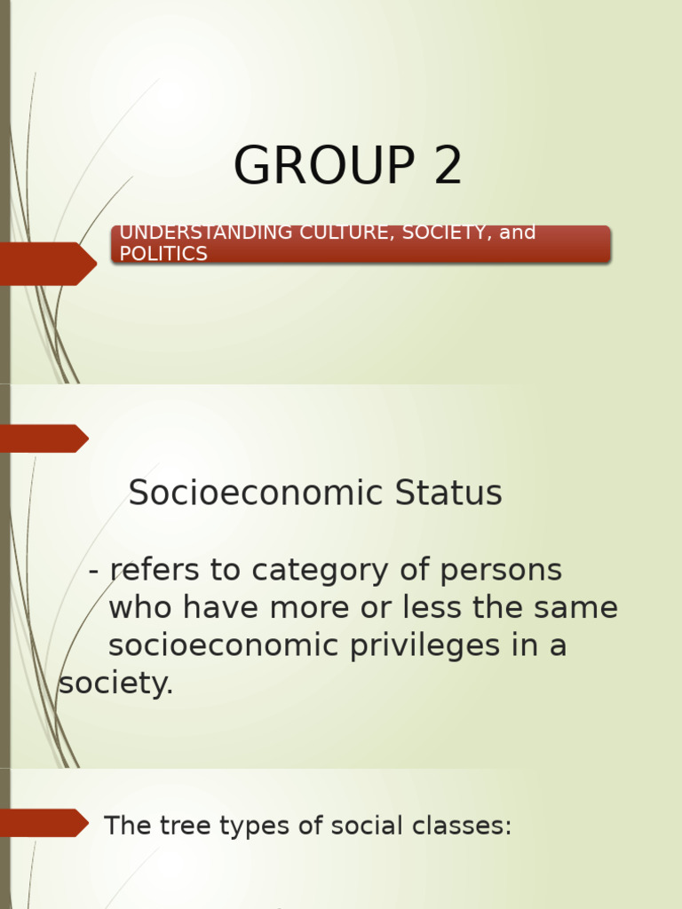 Socioeconomic Status and Ethnicity Explained | PDF