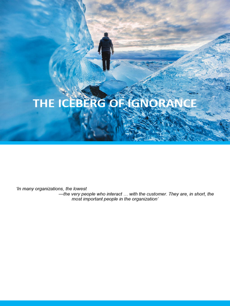 500 Words July Iceberg of Ignorance | PDF | Hierarchy | Leadership