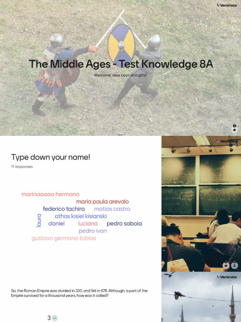 The Middle Ages - Test Knowledge 8a2 | PDF
