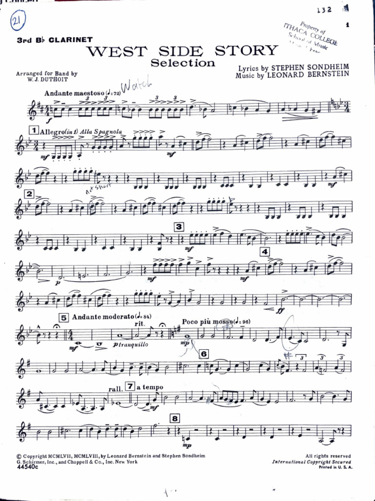 Wedt Side Story Band Arr | PDF