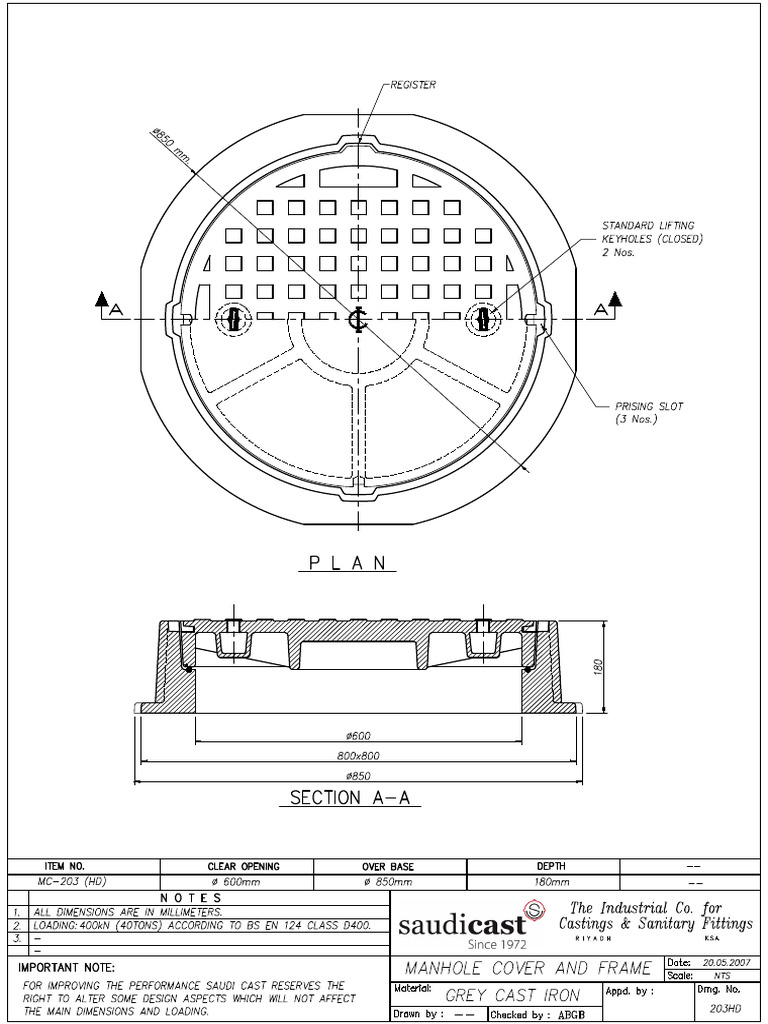 MC 203 HD Drawing | PDF