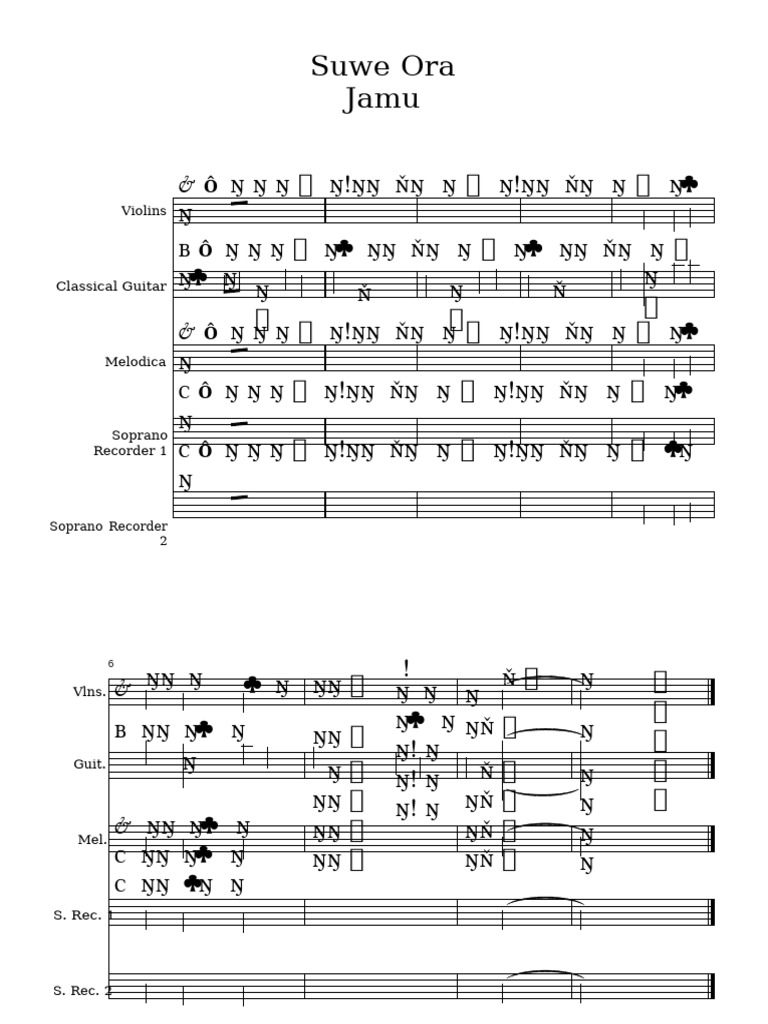 Suwe Ora Jamu Instrument Guide | PDF