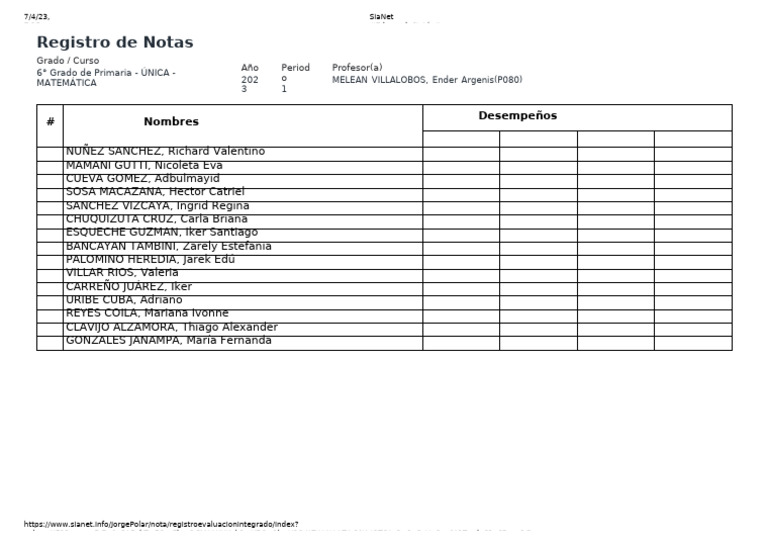 Notas Matematica 5to | PDF