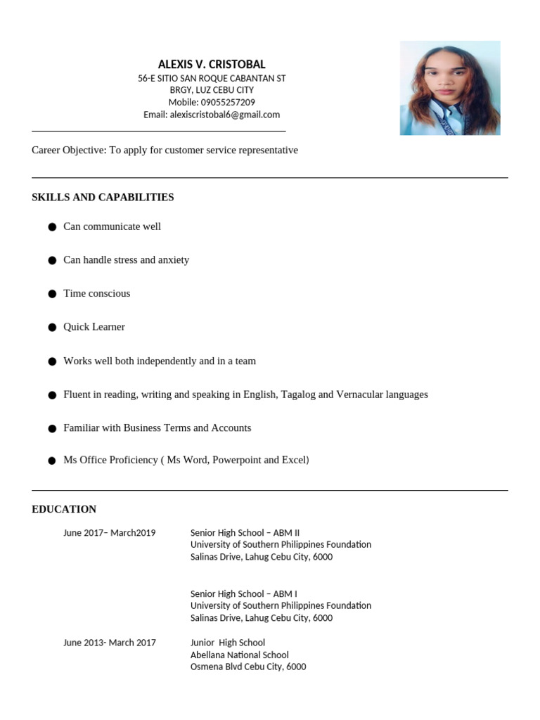 Final Resume Alexis | PDF