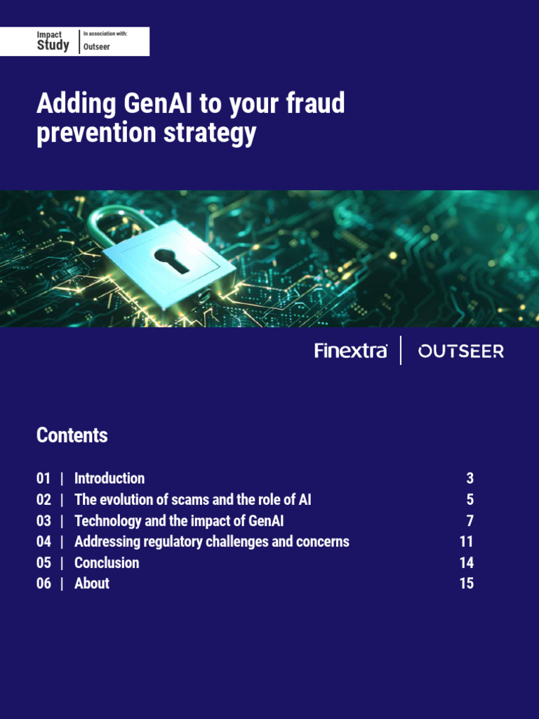 Adding Genai To Your Fraud Prevention Strategy | PDF | Machine Learning ...