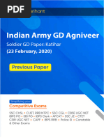 Agniveer GD Question Paper 2024 PDF | PDF | Acid | Chemical Bond