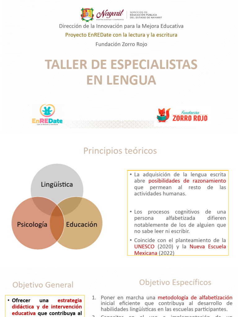 Taller ESP EN LENGUA | PDF | Literatura | Enseñando