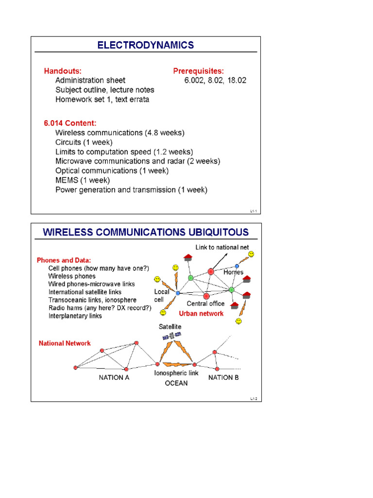 Lecture01 Slides | PDF