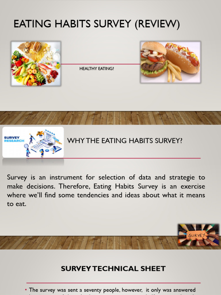 Eating Habits Survey Insights | PDF | Healthy Diet | Meal