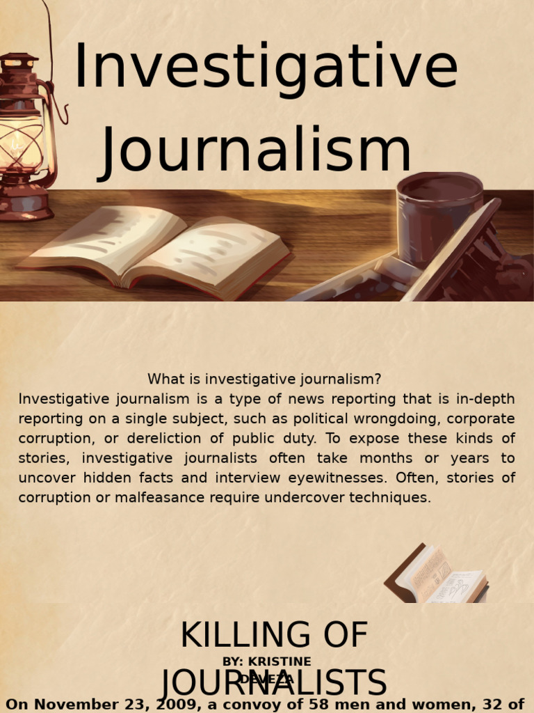 Investigative Journalism in the Philippines | PDF | Journalism