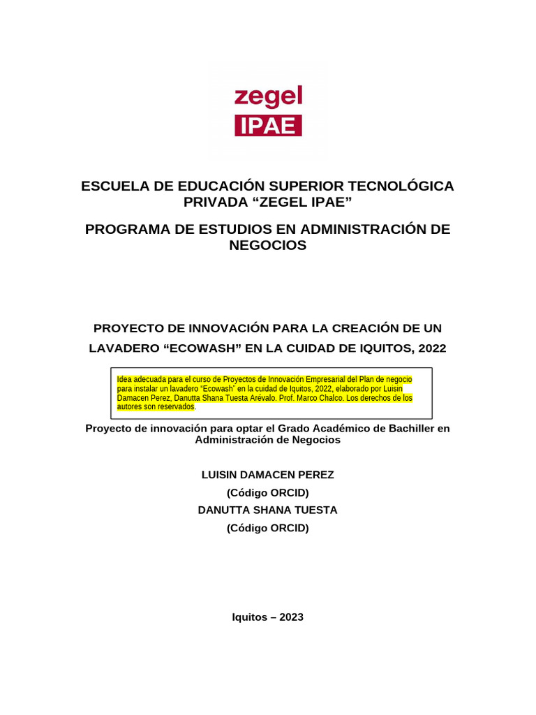 Ejemplo Capítulos I - II - III | PDF | El pensamiento de diseño ...