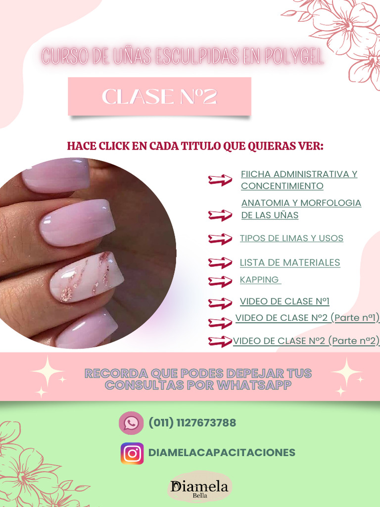 Polygel PDF Con Link de Clase Nº2 | PDF