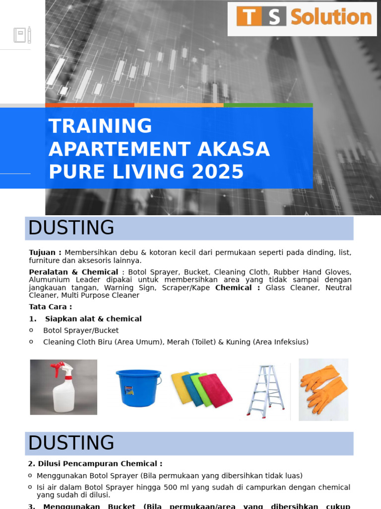 Materi Training Dusting, Ergonomi, Msds & Simbol Bahaya | PDF