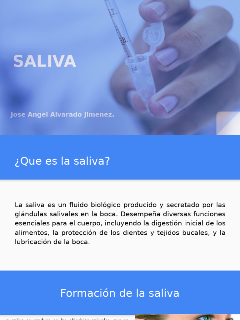 Saliva | PDF | Saliva