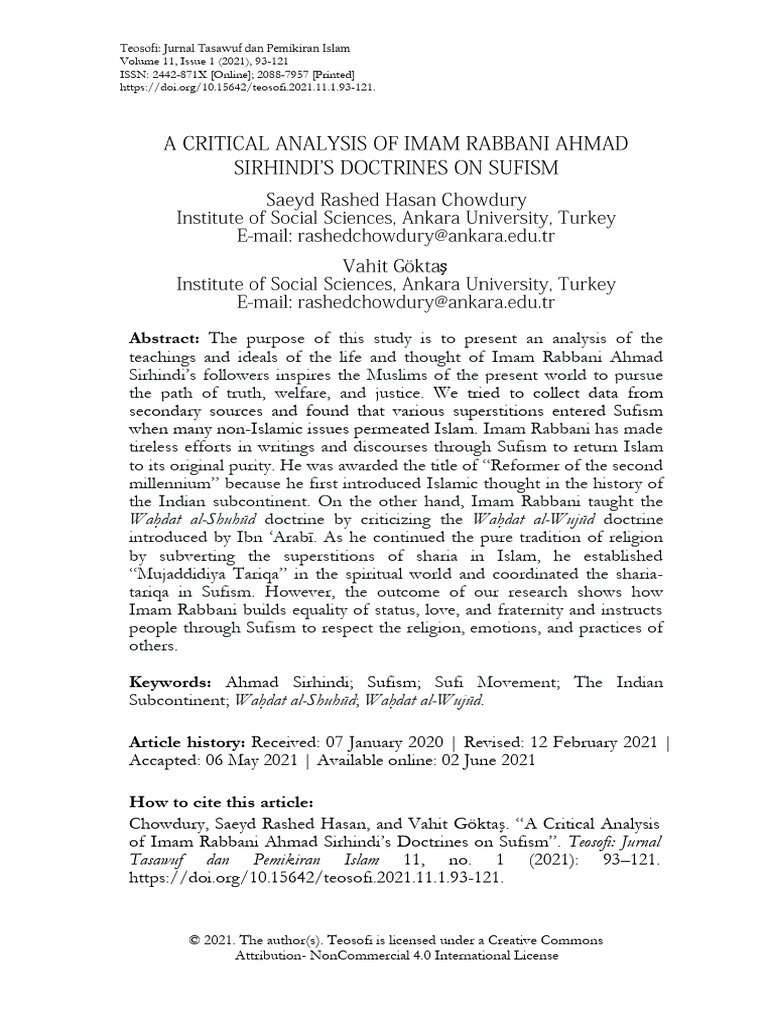 a-critical-analysis-of-imam-rabbani-ahmad-sirhindi-s-1yfp2rlcdx | PDF ...