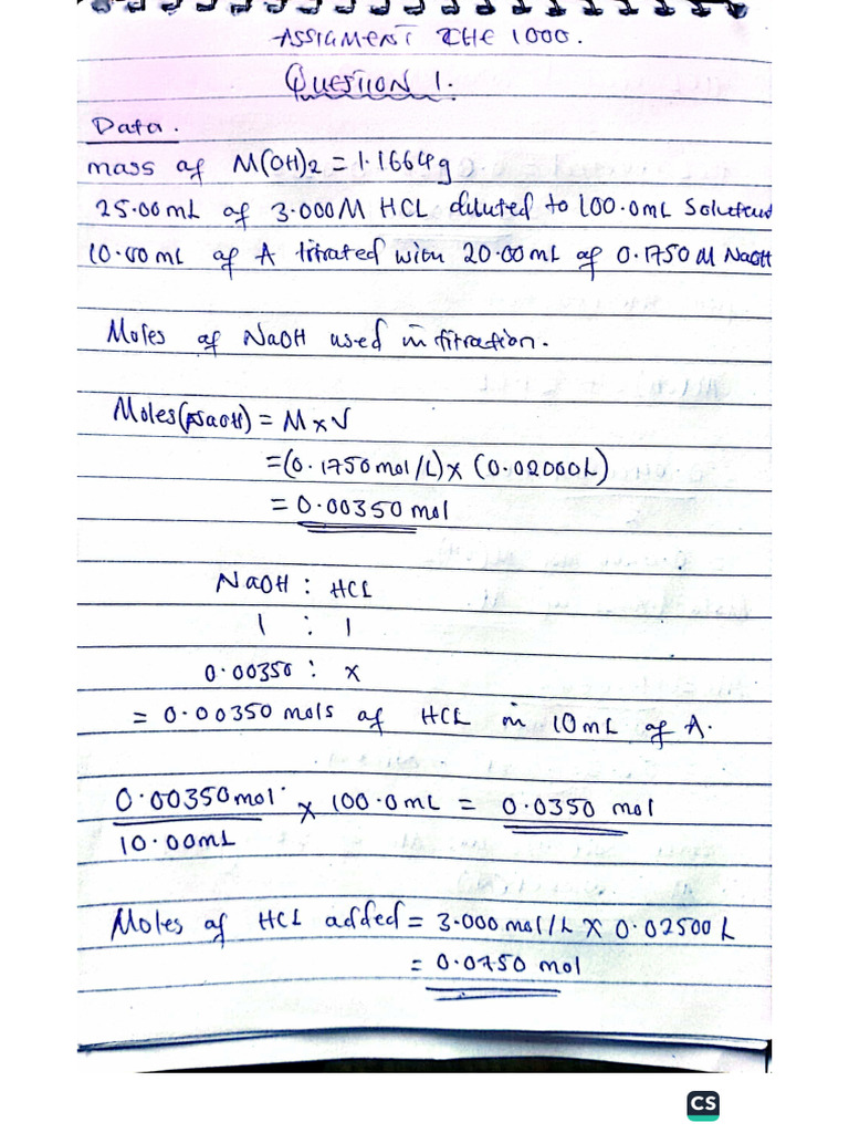CHE 1000 ASIGN-2 (2025) Solutions Manda Gift | PDF