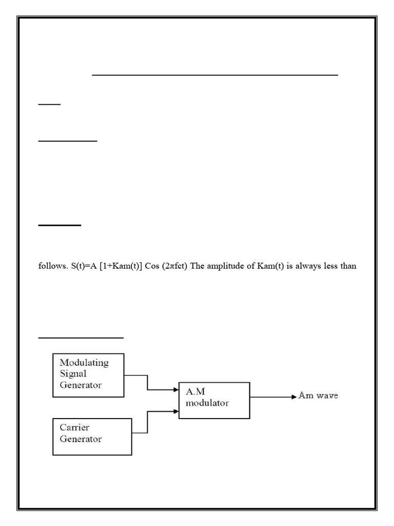 Analog and Digital Communication Lab 4 61 2 6 | PDF | Modulation | Amplitude