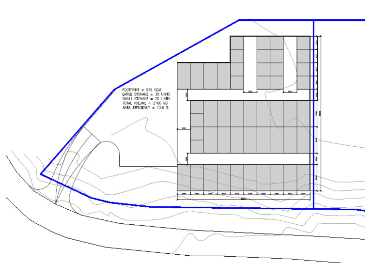 Cold Storage - Layout Study Opt 1 | PDF
