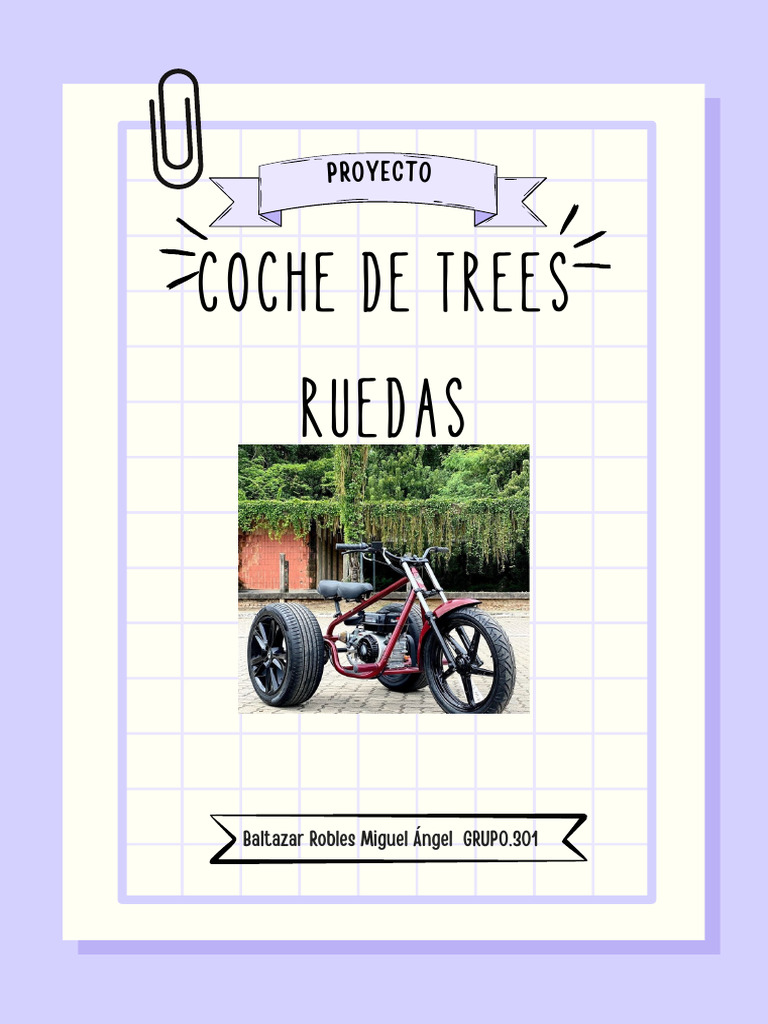 Documento A4 Introducción Al Proyecto Doodle Violeta y Blanco_20241215_173947_0000 | PDF | Coche ...