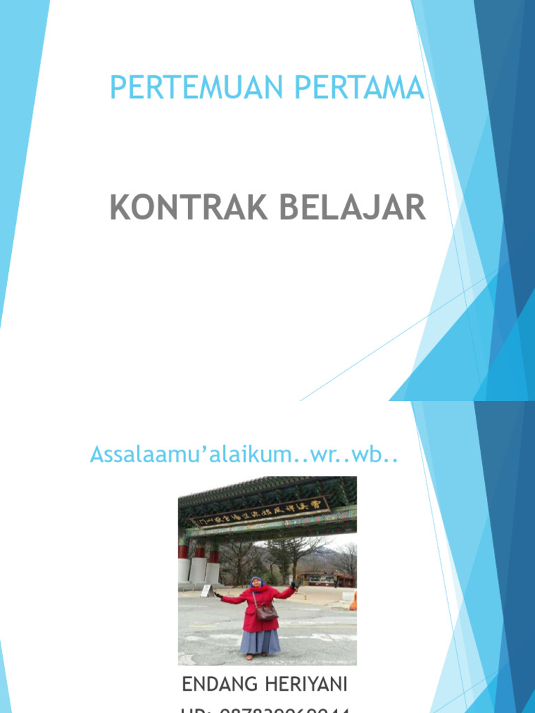 Kontrak BELAJAR 2021 | PDF