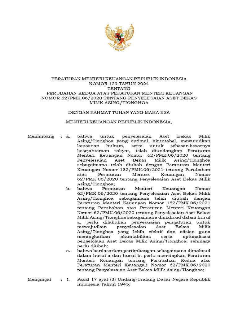 2024 Pmkeuangan 129 | PDF
