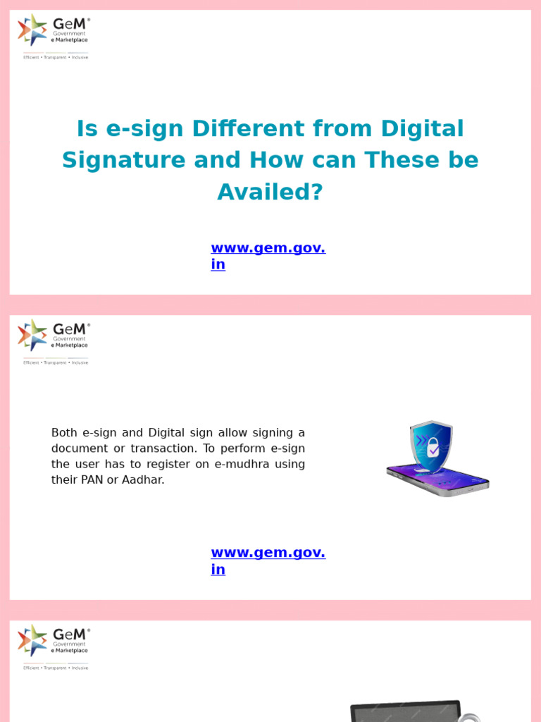 Is E-Sign Different From Digital Signature and How Can These Be Availed ...