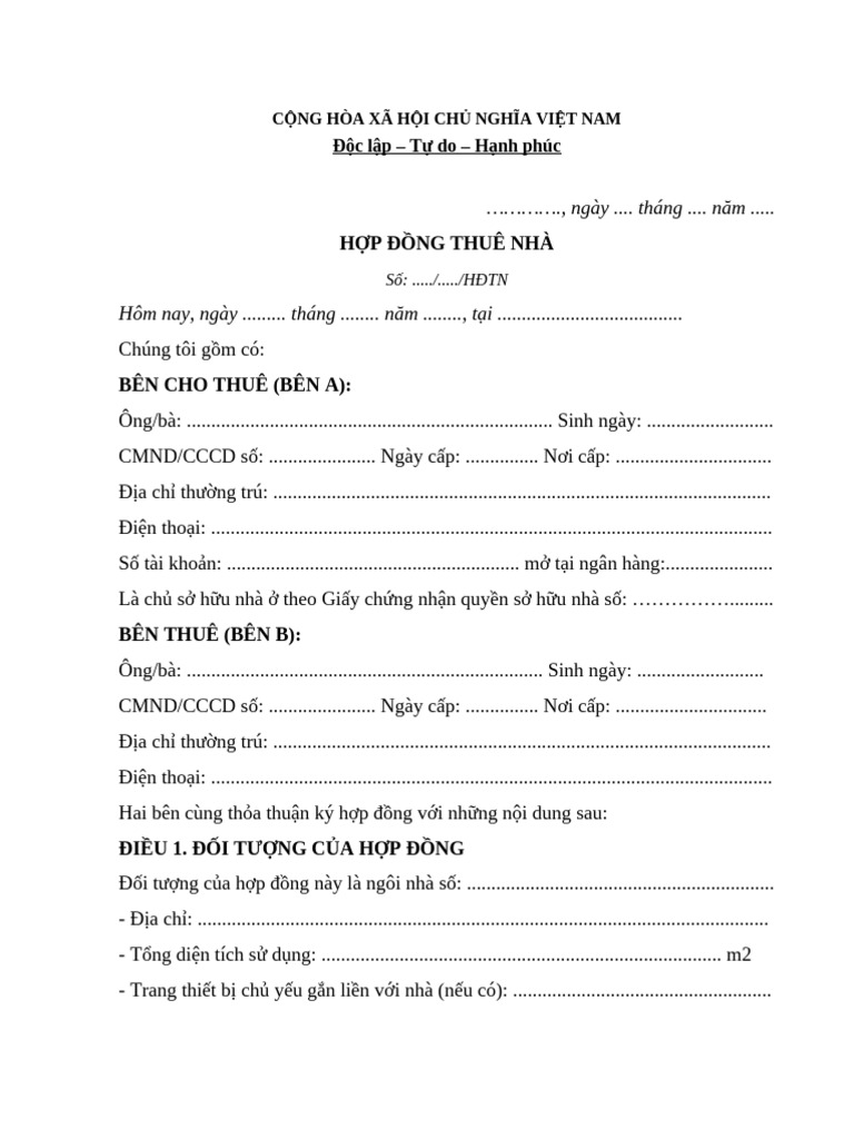 H P Đ NG Thuê Nhà | PDF