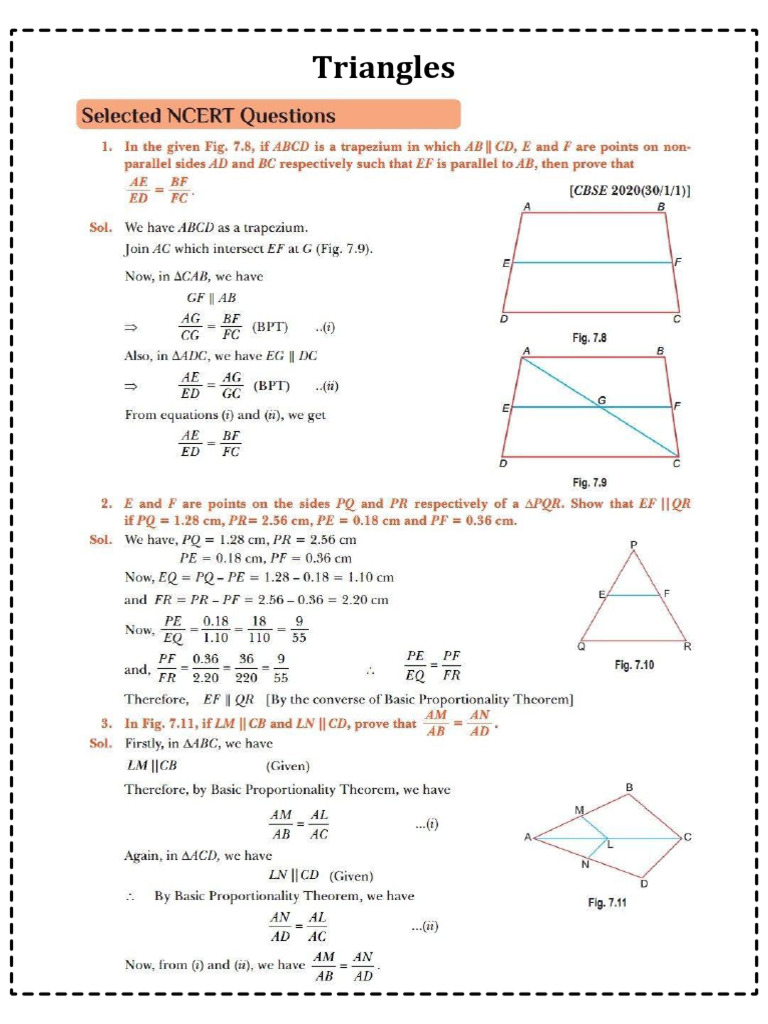 CH 6 Triangles | PDF