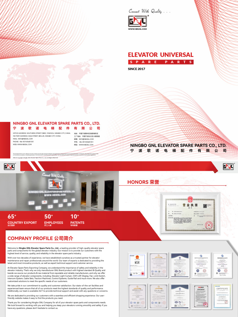 Elevator Universal: Connect With Quality - . | PDF | Elevator ...