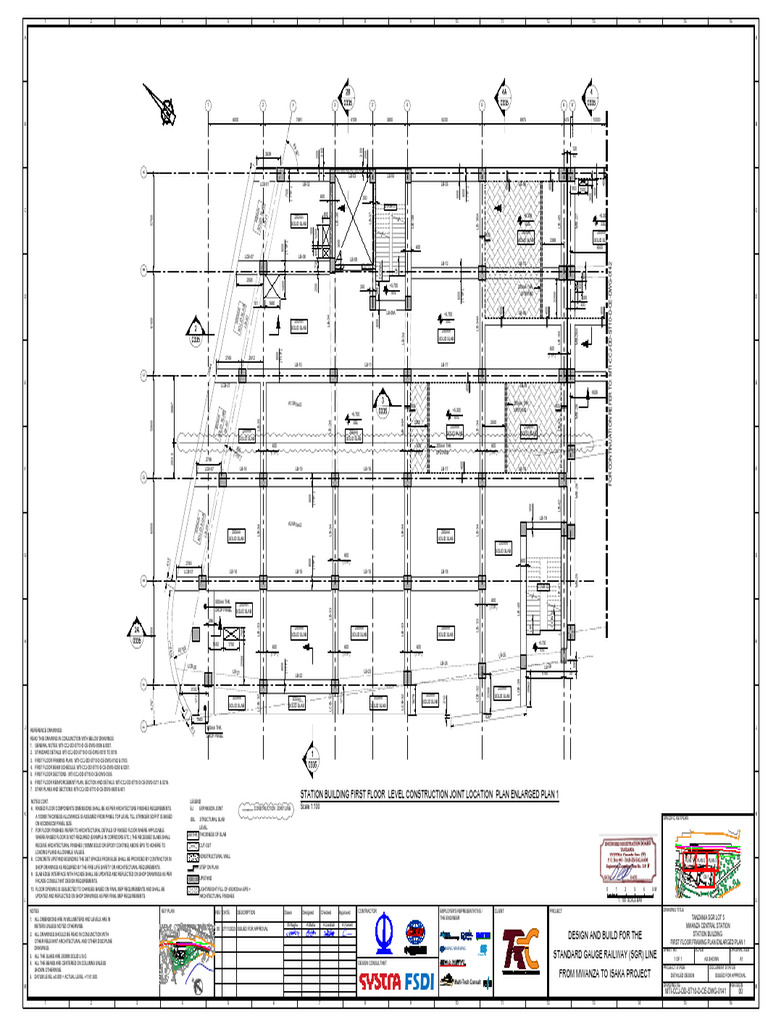 Station Building and Cb-1 Construction Joint Layout Plan Proposal | PDF