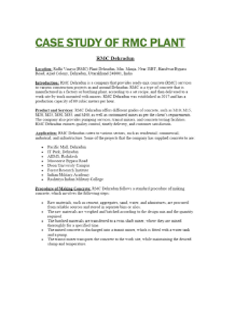 RMC Research | PDF