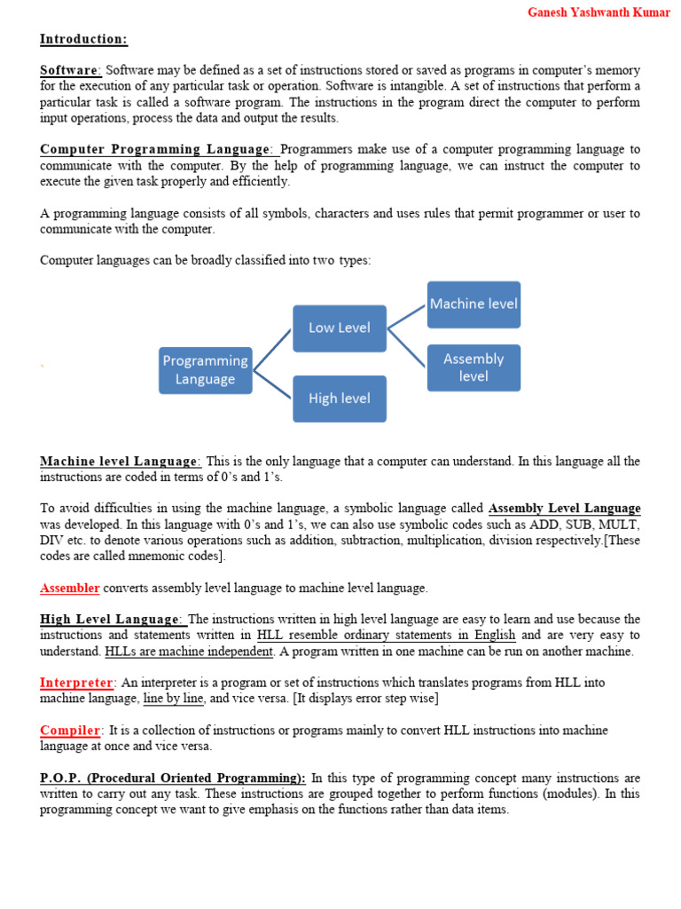 (REV) BASICS OF COMPUTER APPLICATIONS - DEFINITIONS | PDF | Java (Programming Language) | Object ...