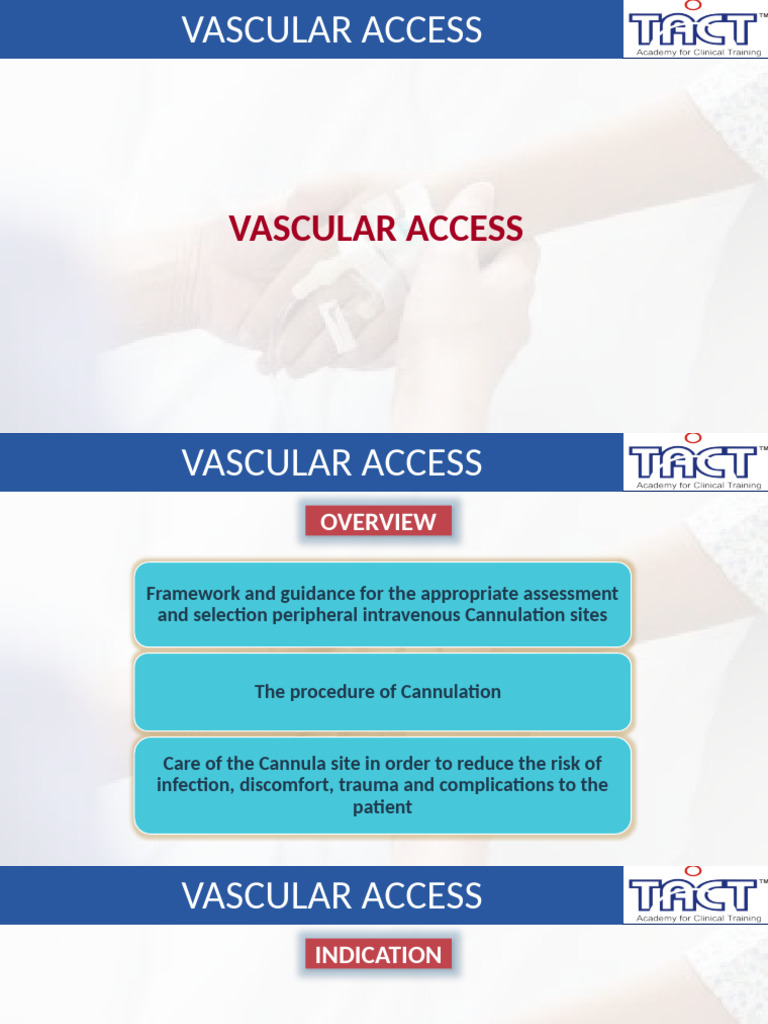 Presentation IV Line | PDF | Intravenous Therapy | Vein