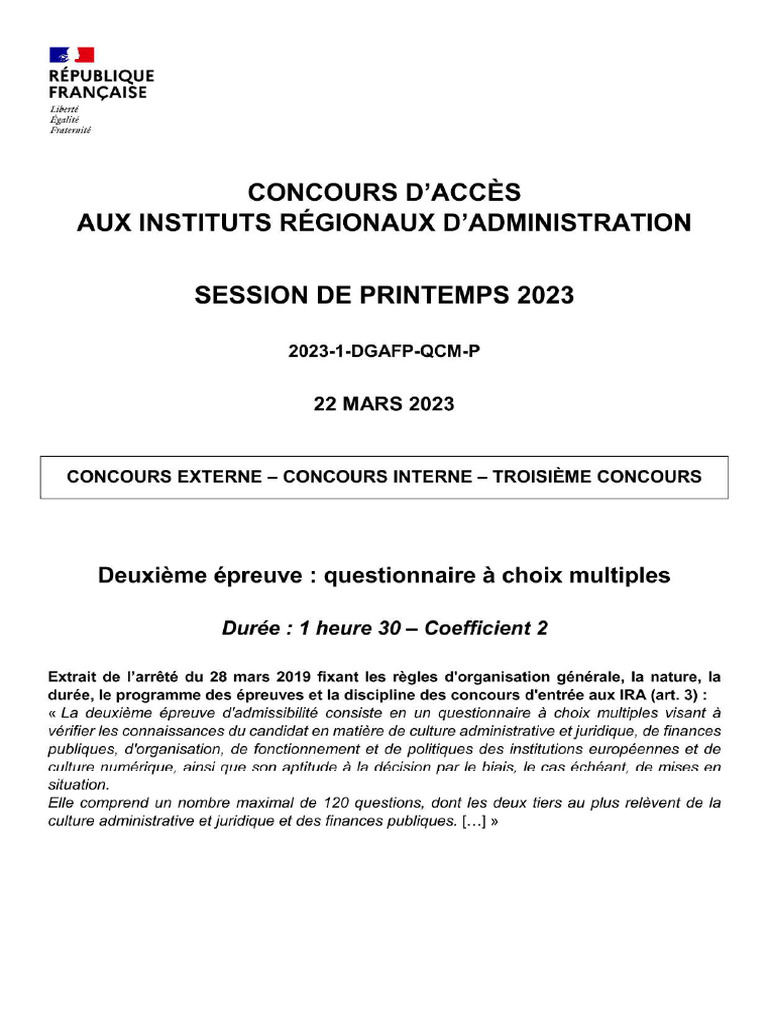 sujet_qcm_2023-1 | PDF