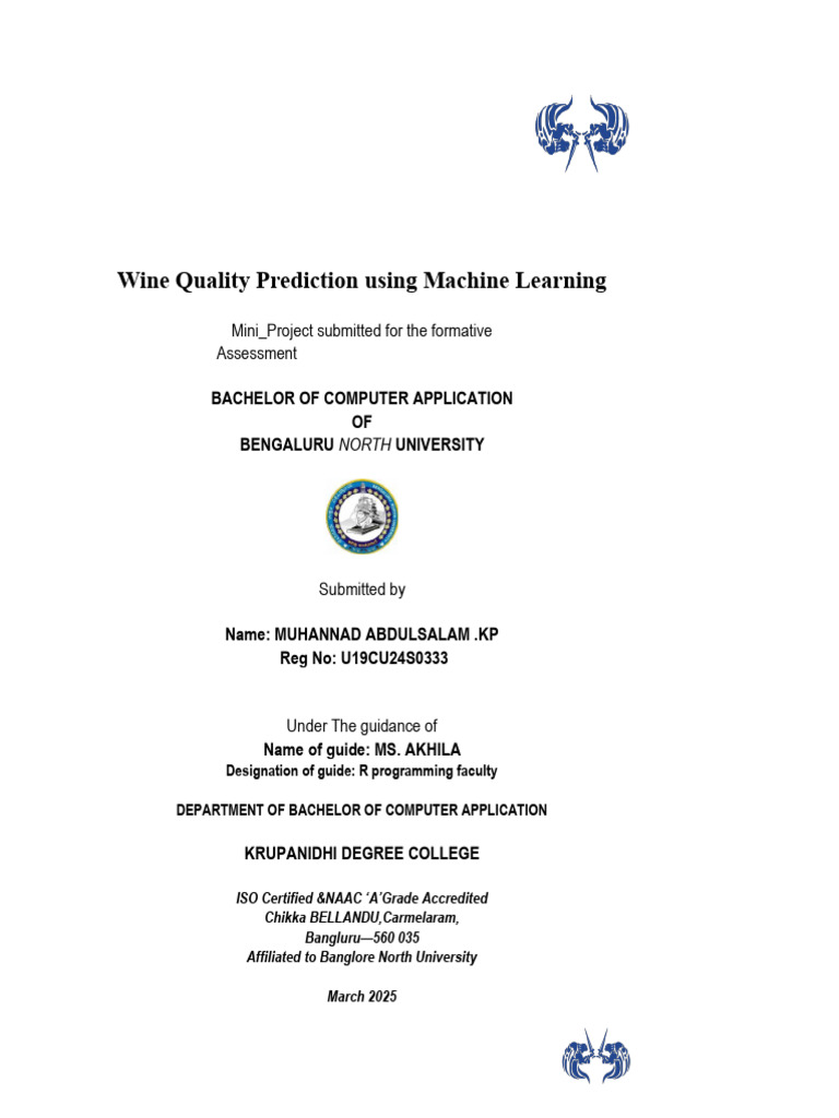 College Project by Muhannad-3 | PDF | Machine Learning | Support Vector ...