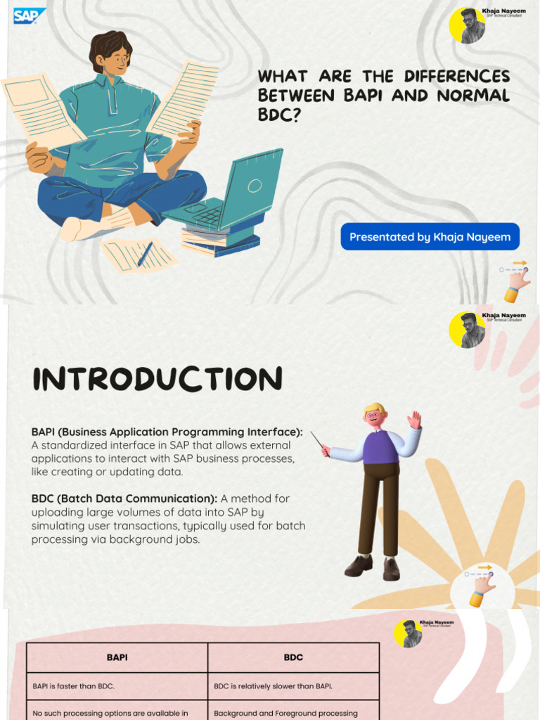 What Are the Differences Between BAPI and Normal BDC | PDF