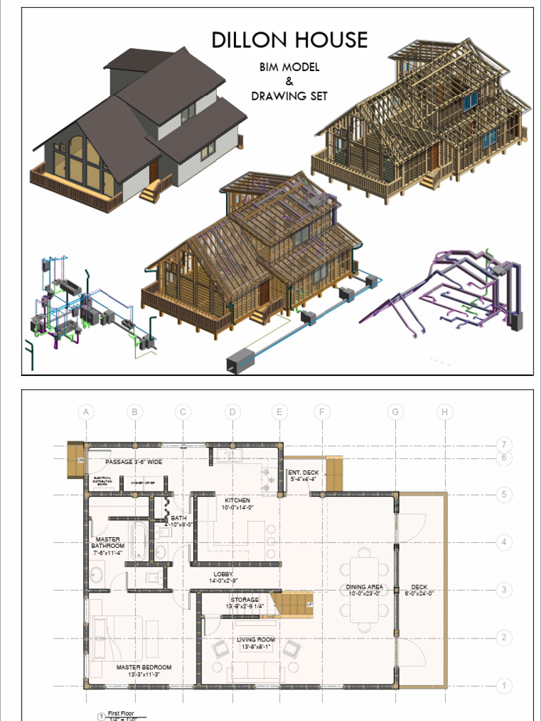 Residential Building_Sample project | PDF | Lumber | Framing (Construction)