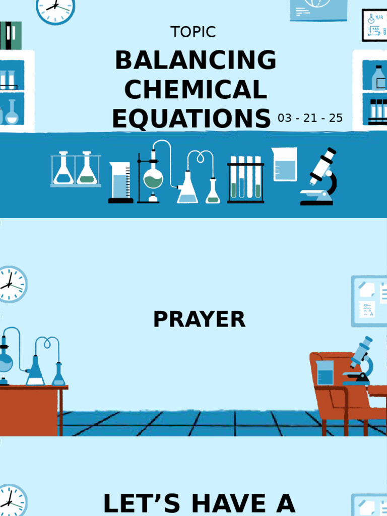 Balancing Chemical Equation - Asis Presentation | PDF | Chemical ...