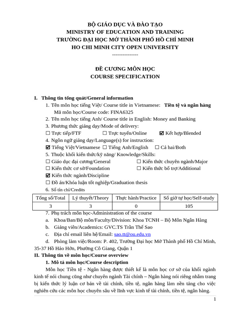 De Cuong TTNH LMS HK232 | PDF