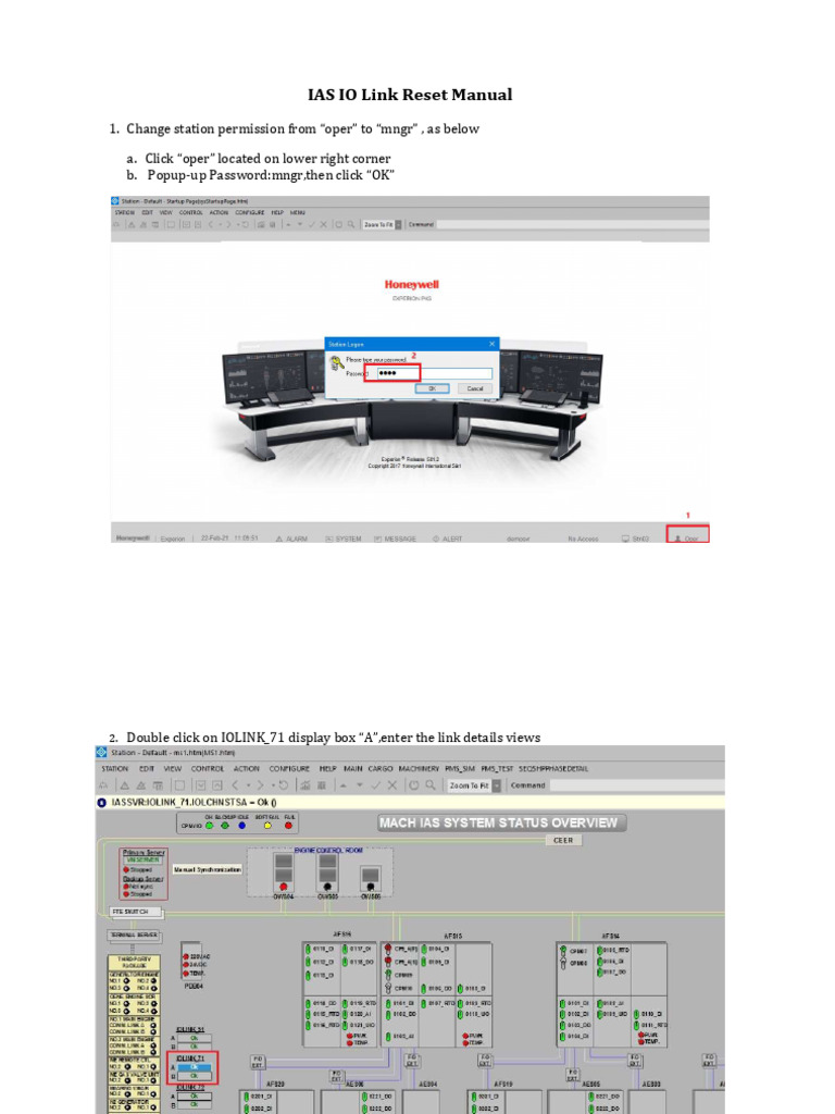 IAS IO Link Reset Manual_035320 | PDF