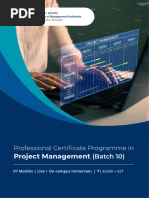 IIMI CPPM Brochure | PDF | Project Management | Business