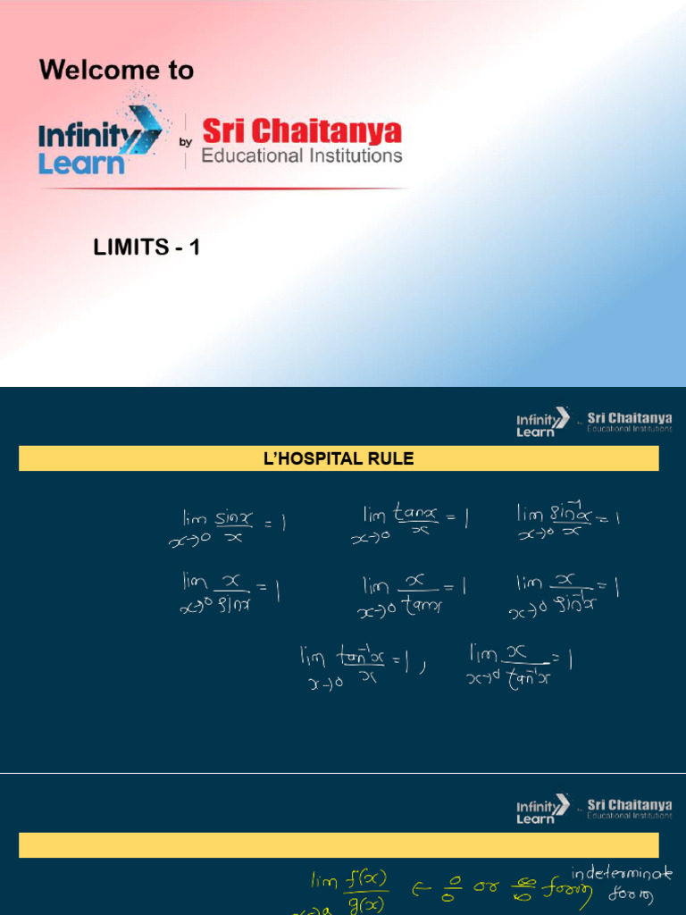 Session PDF - Limits Part 1 - 0 Divided by 0 Form | PDF