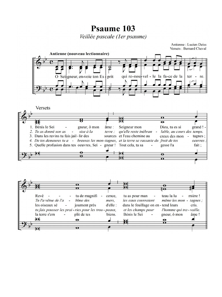 Psaume-103-VeilleePascale1-NL | PDF