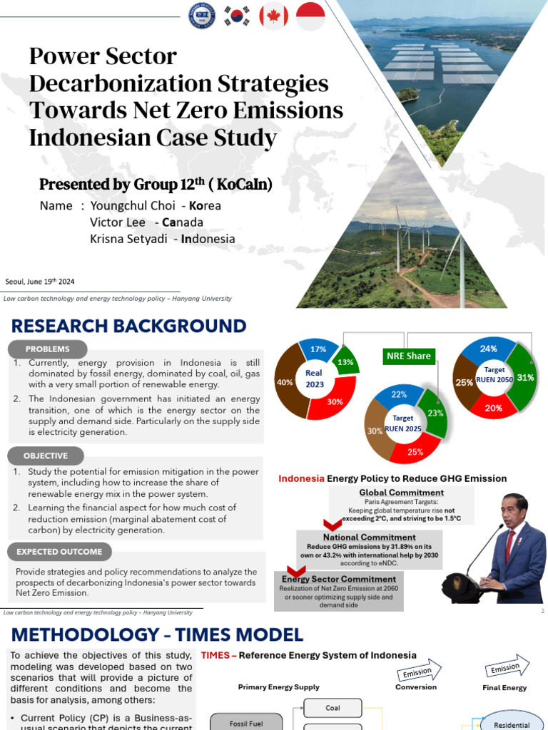 Decarbonization Power System in Indonesia | PDF | Renewable Energy ...