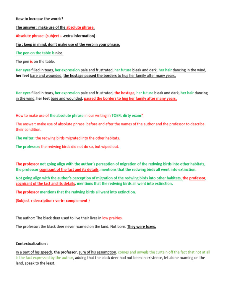 How To Increase The Words 10-11 Am | PDF | Sentence (Linguistics ...