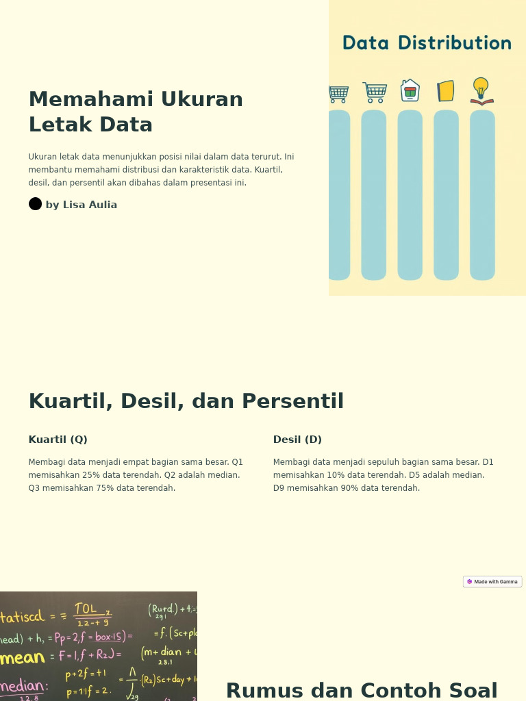 Memahami Ukuran Letak Data | PDF