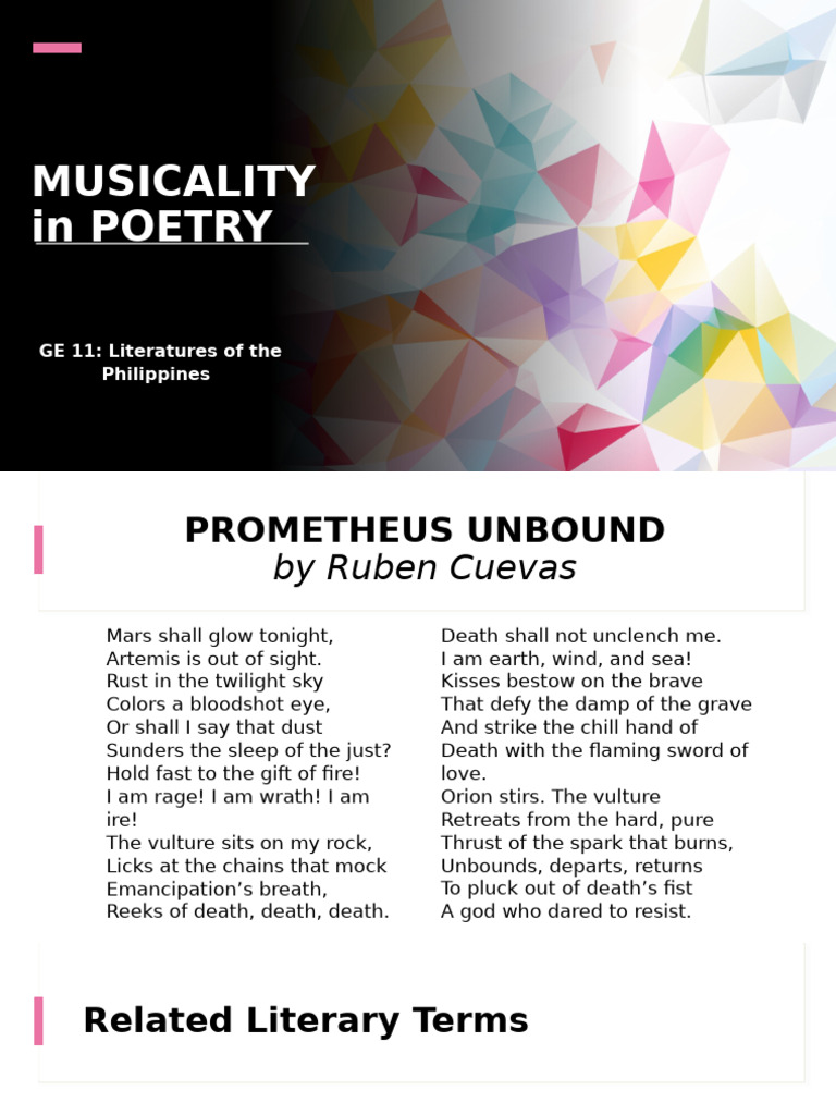 5musicality in Poetry 1 | PDF | Narrative Forms | Phonaesthetics