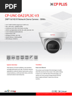 CP-UNC-DA21PL3 Camera Overview | PDF | Surveillance | Camera